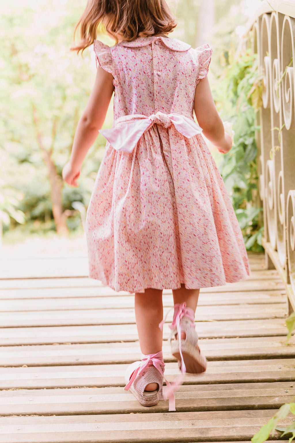 Girls smocked dresses