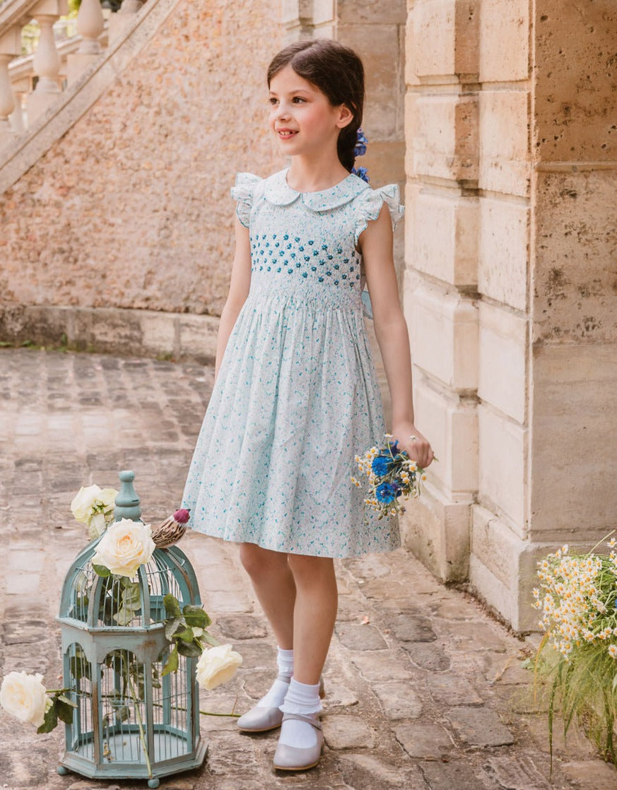 Girls smocked dresses