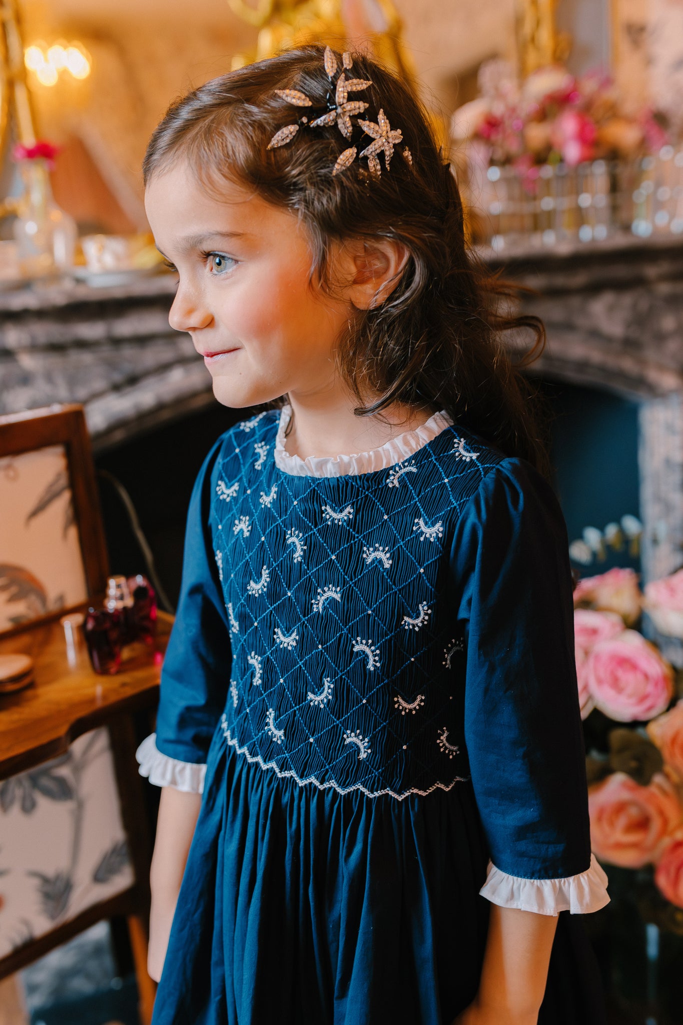 Girls smocked dresses
