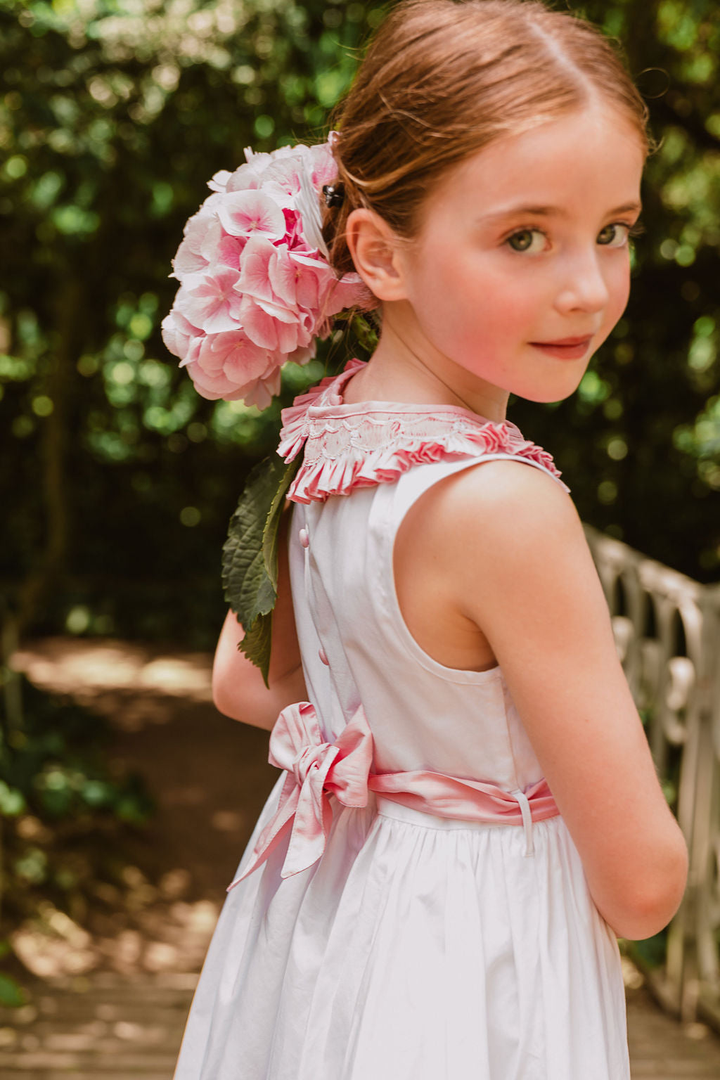 Girls smocked dresses