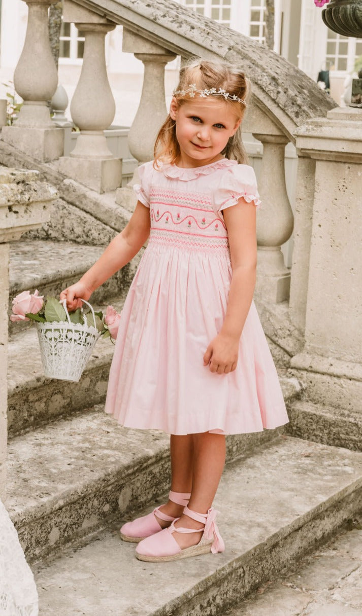 Girls smocked dresses